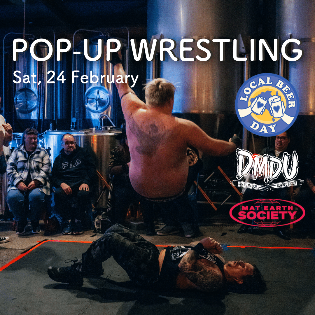 'Local Beer Day' Pop-Up Wrestling – Tallboy & Moose
