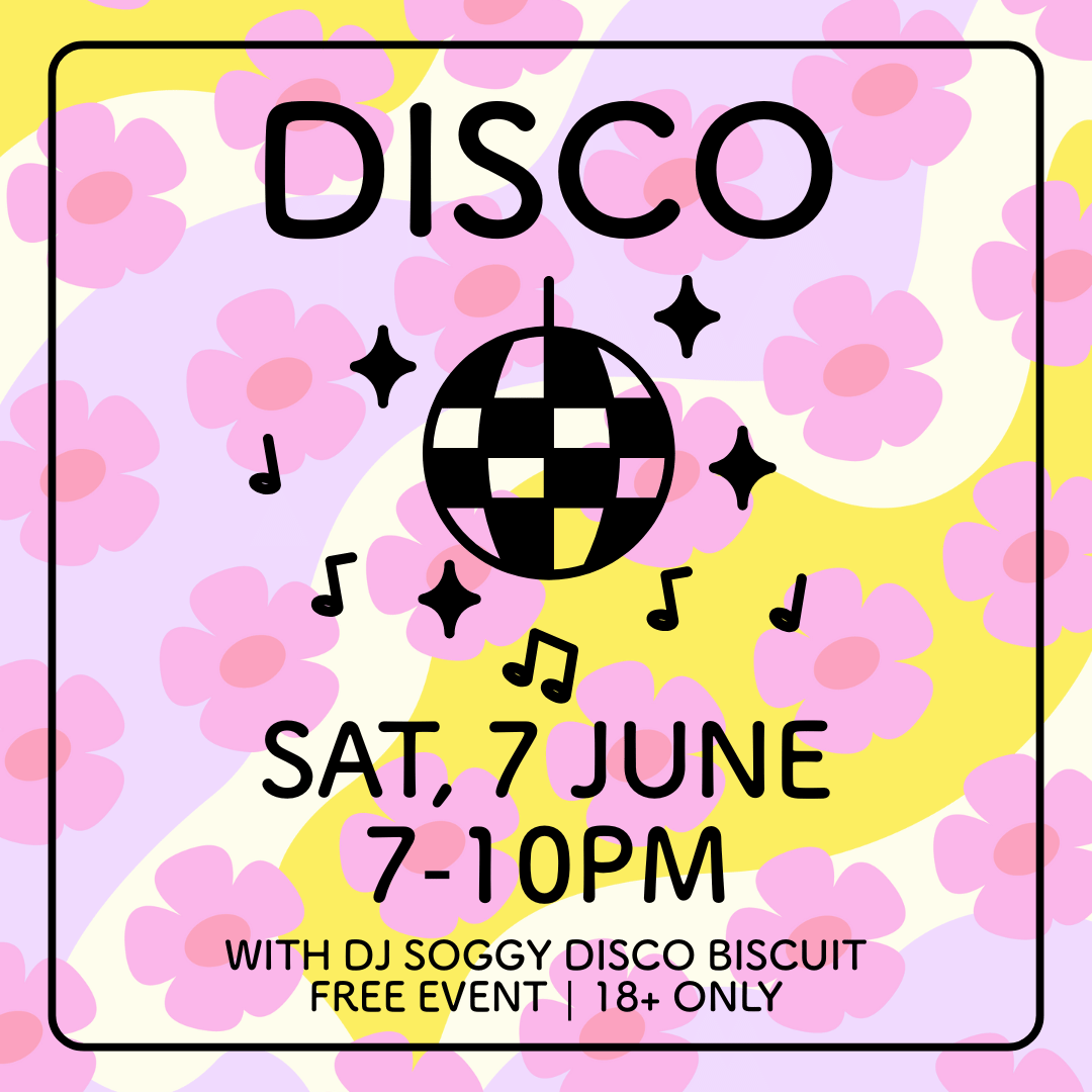 Disco with DJ Soggy Disco Biscuit – Tallboy & Moose